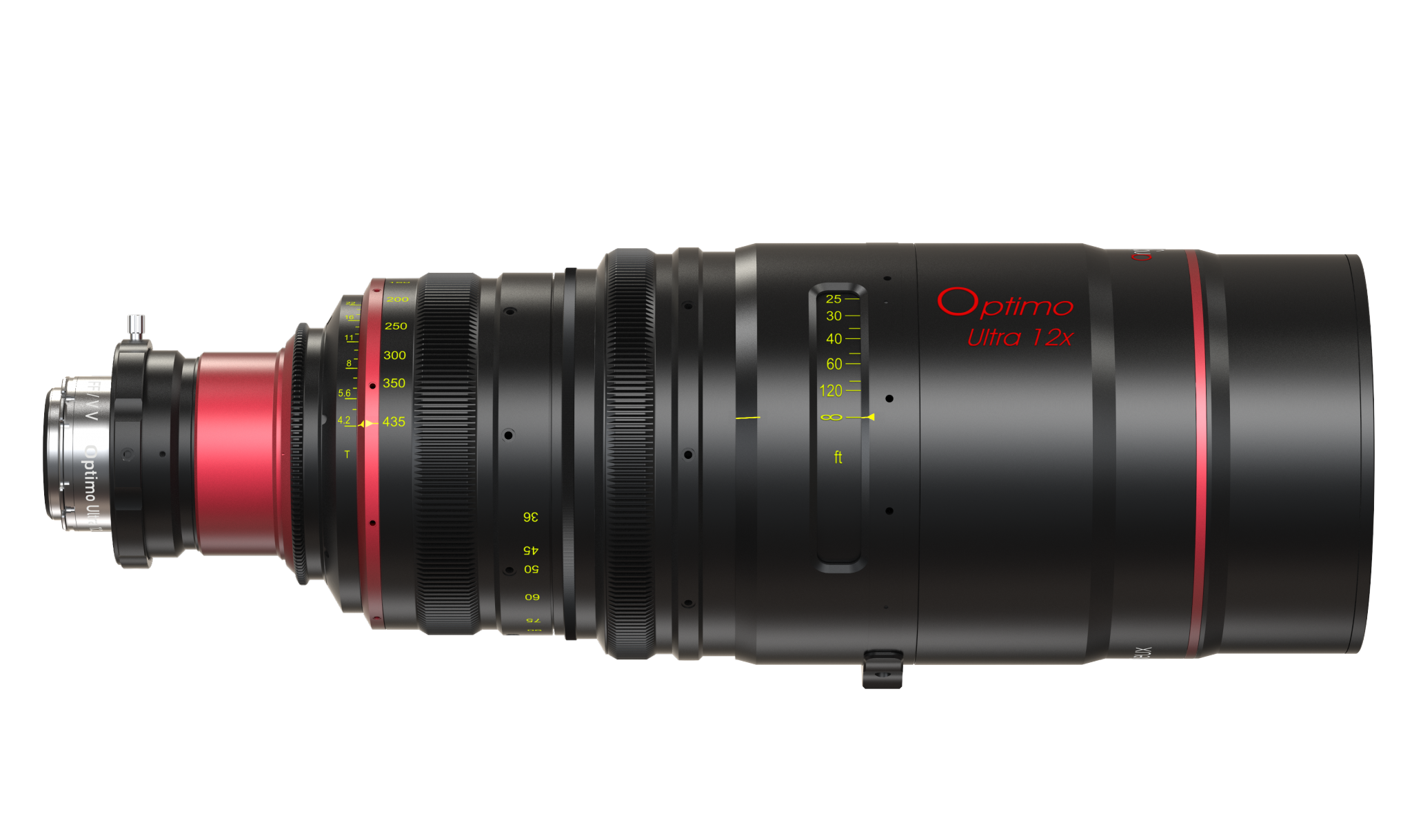 Angenieux Optimo Ultra 12x Full Package (S35+ U35 + FF/VV) Feet Scale