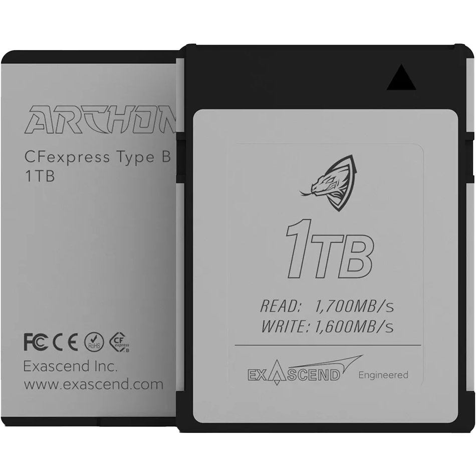 Exascend 1 TB Archon CFexpress Type B Card (for Red V-Raptor)