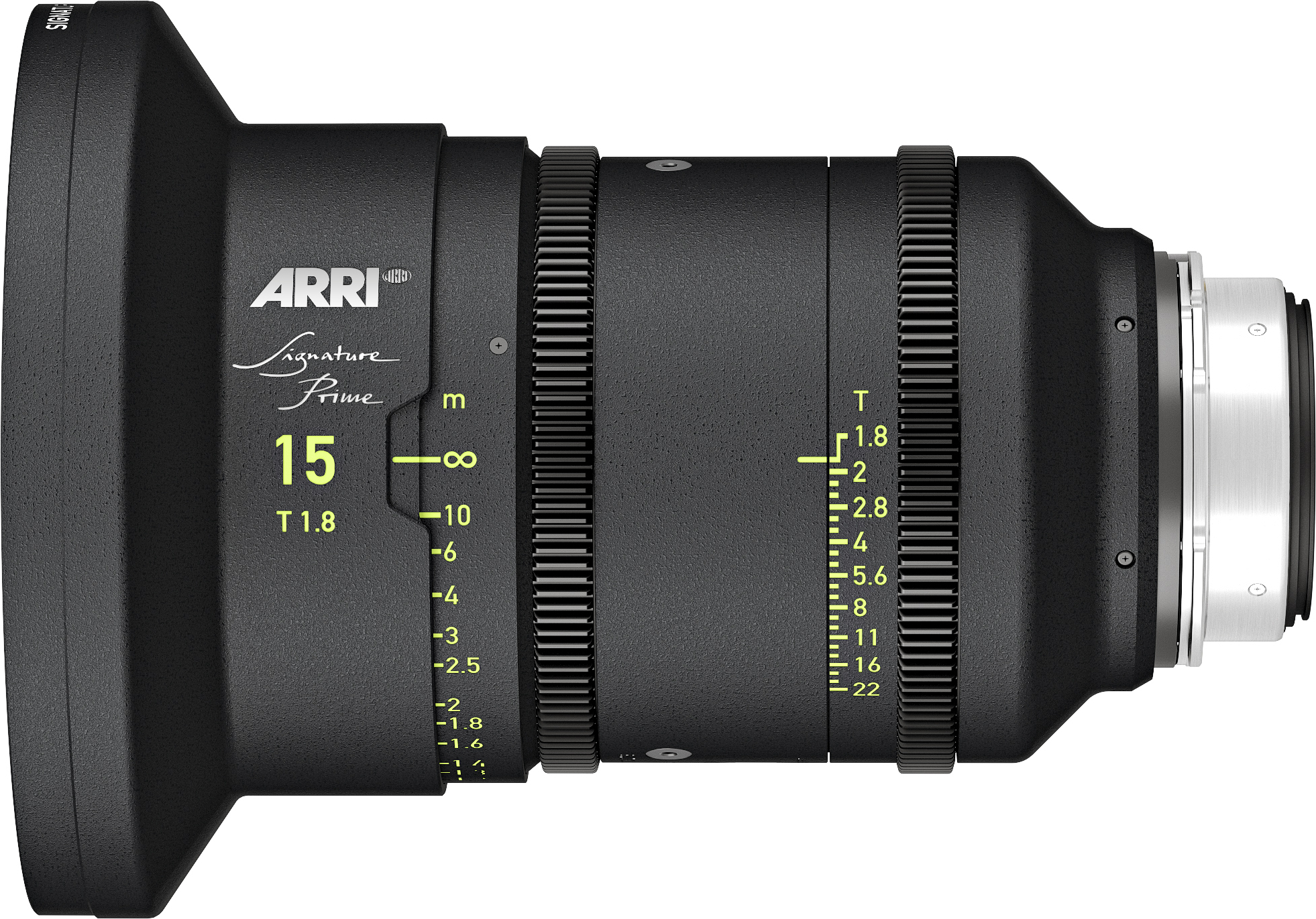 ARRI Signature Prime Lens 15mm/T1.8 Meter Scale
