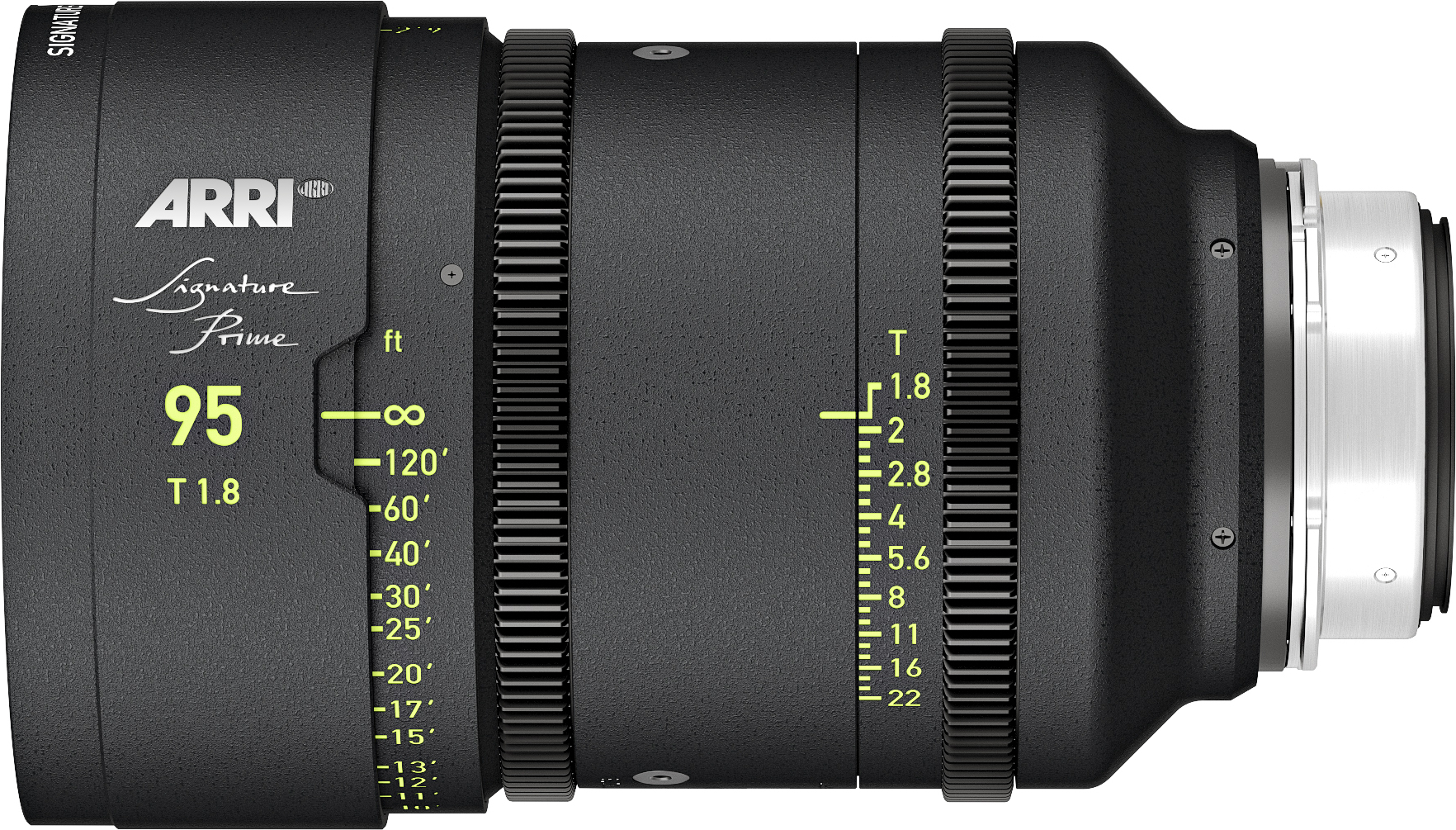 ARRI Signature Prime Lens 95mm/T1.8 Feet Scale