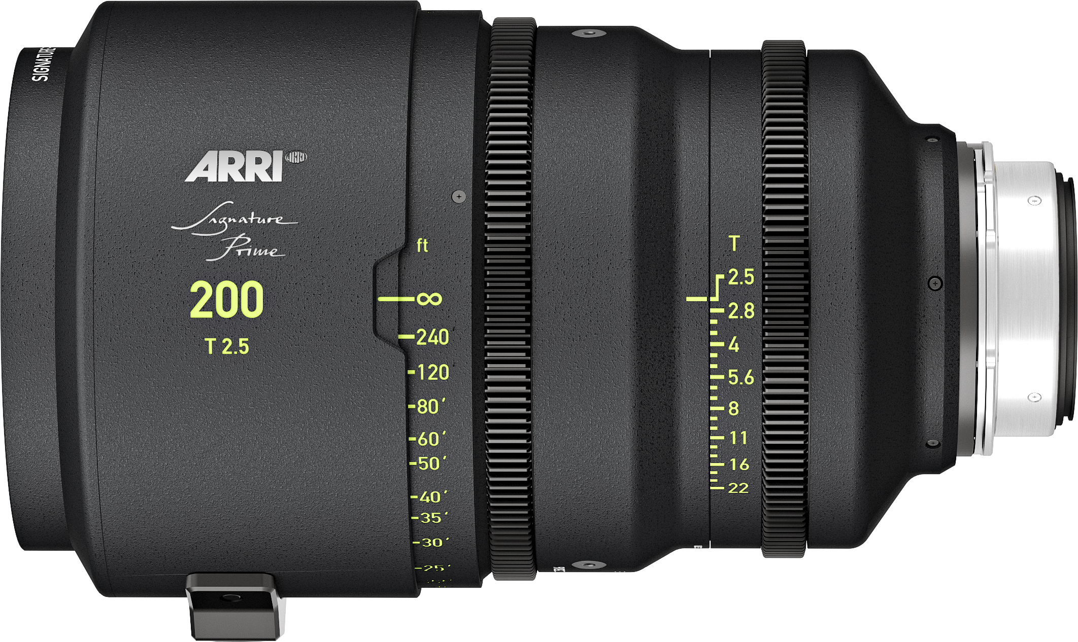 ARRI Signature Prime Lens 200mm / T2.5 Feet Scale