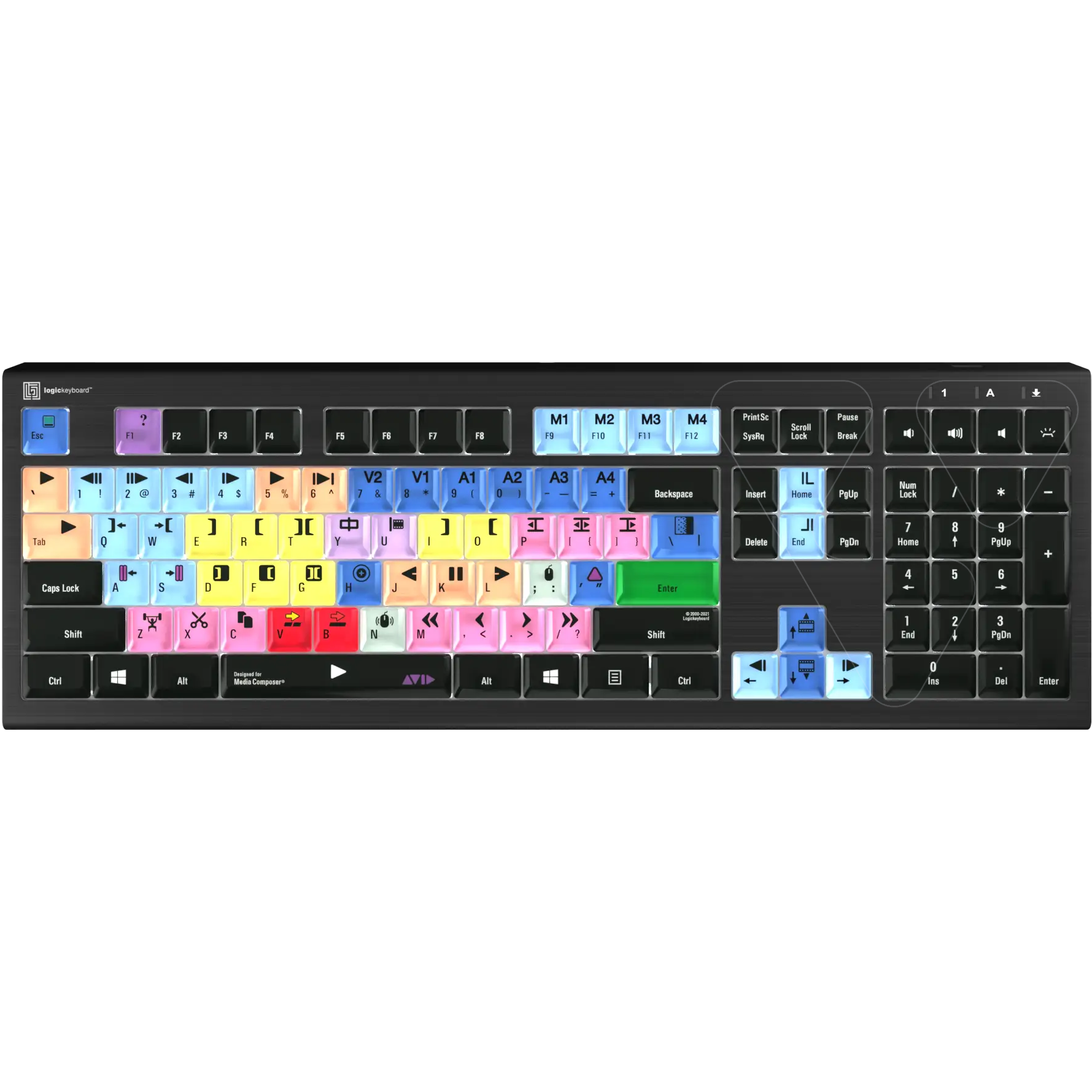 LogicKeyboard Avid Media Composer 'Classic' layout ASTRA2 Backlit ...