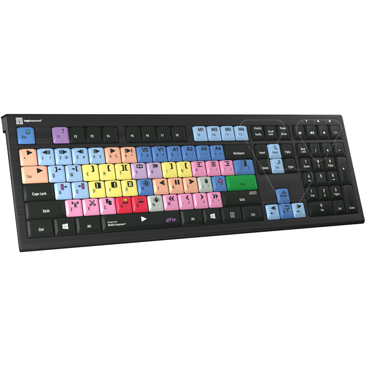 LogicKeyboard Avid Media Composer 'Classic' layout ASTRA2 Backlit ...