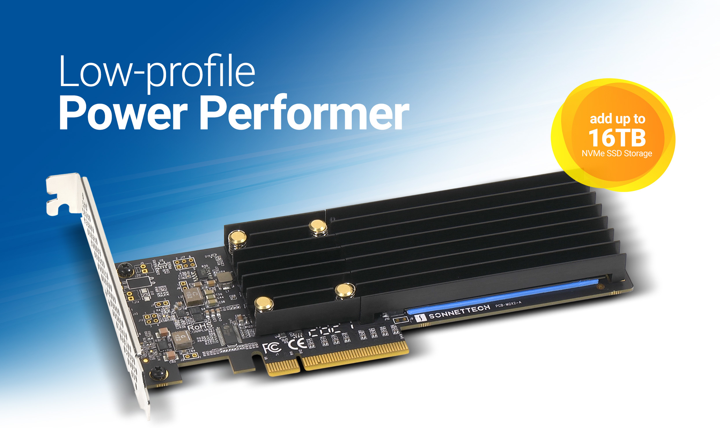 Koop de Sonnet Fusion SSD M.2 2x4 PCIe Card voor slechts 238.67 - Vocas ...