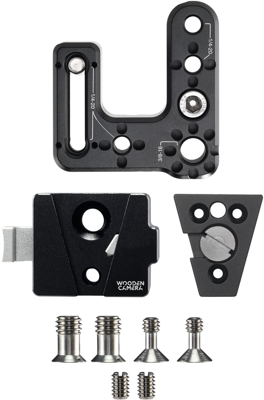 Wooden Camera Offset Mount and V-Lock Kit for Bolt 4K LT TX